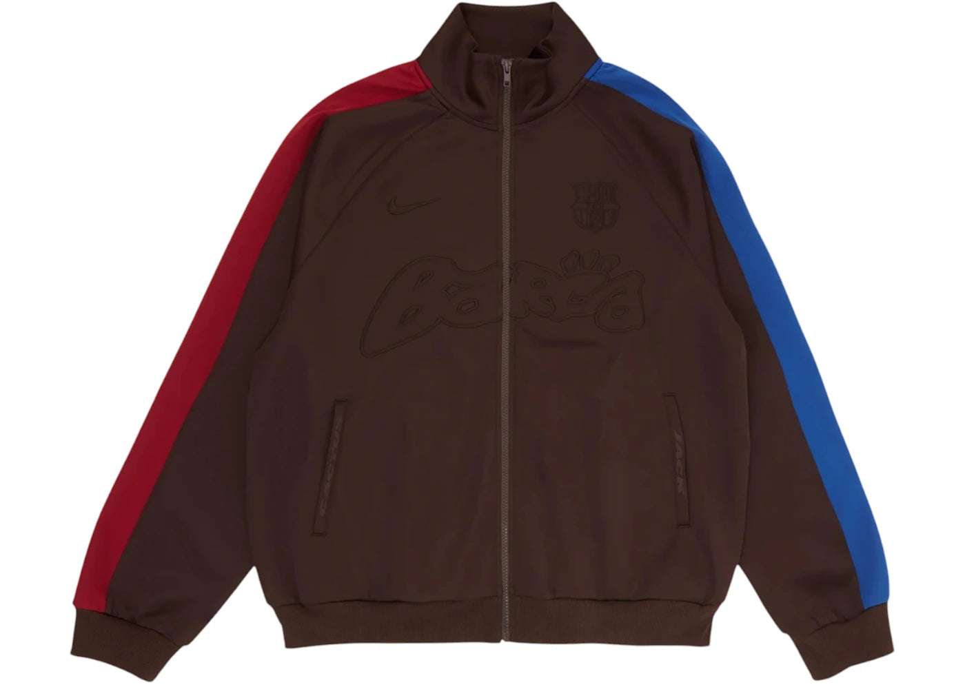 Travis Scott x Nike x FC Barcelona Retro Zip Anthem Jacket Black ...